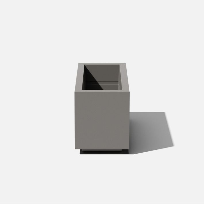 Veradek Block Series Plastic Long Box Indoor/Outdoor Planter | West Elm