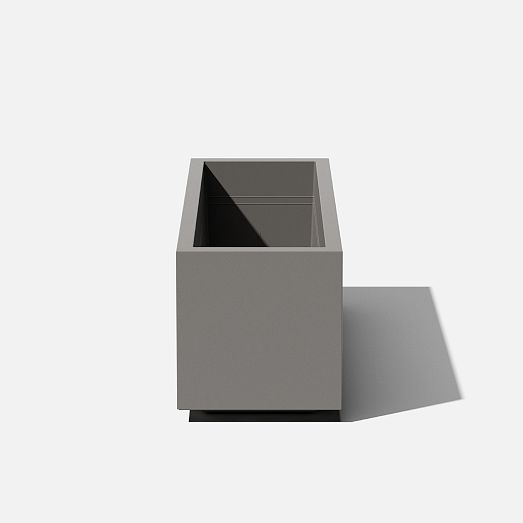 Veradek Block Series Plastic Long Box Indoor/Outdoor Planter | West Elm