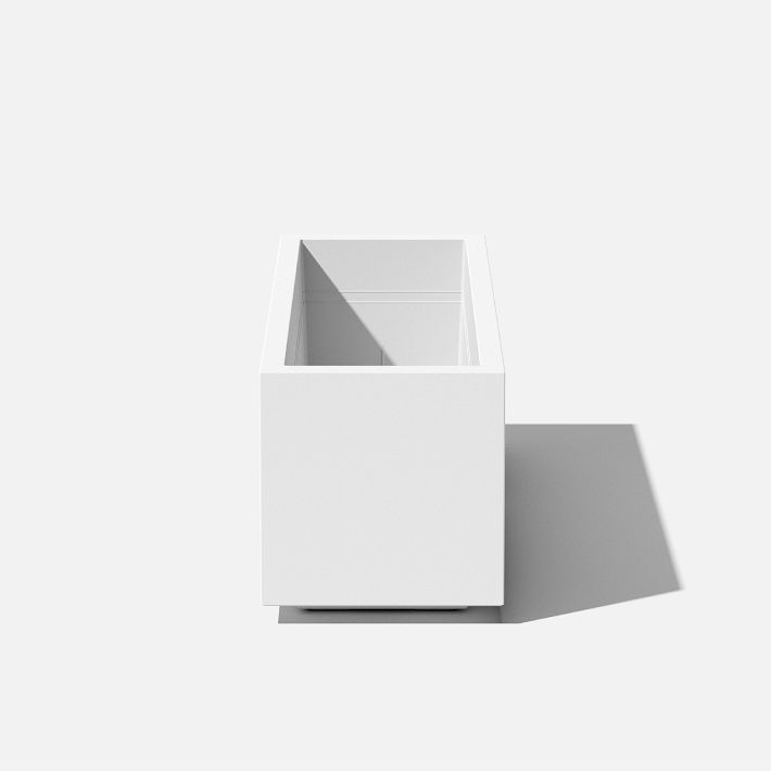 Veradek Block Series Plastic Long Box Indoor/Outdoor Planter | West Elm
