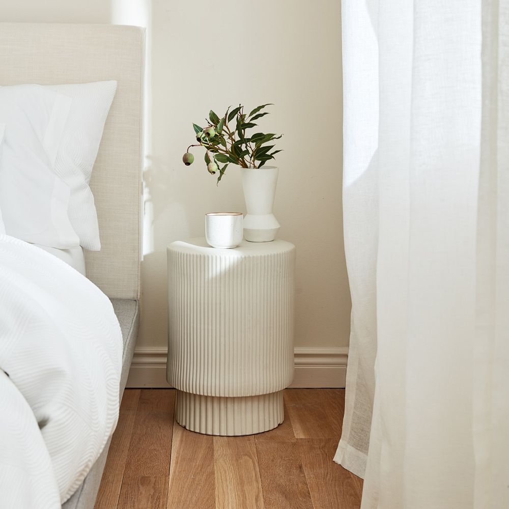 Fluted Side Table (13"–16") | West Elm