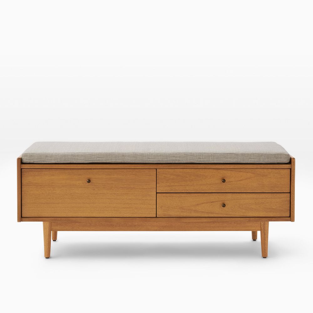 Mid-Century Entryway Bench | West Elm
