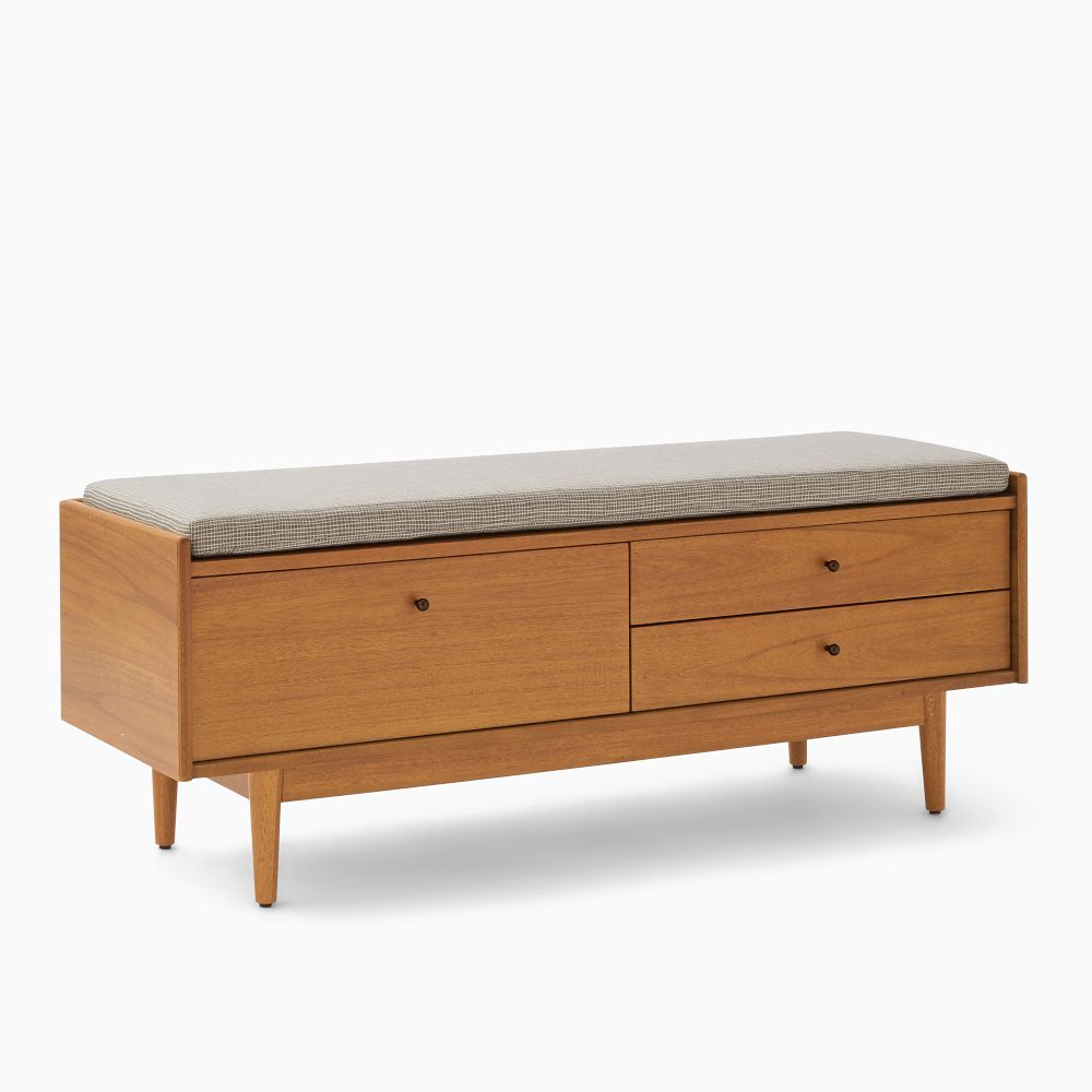 Mid-Century Entryway Bench | West Elm