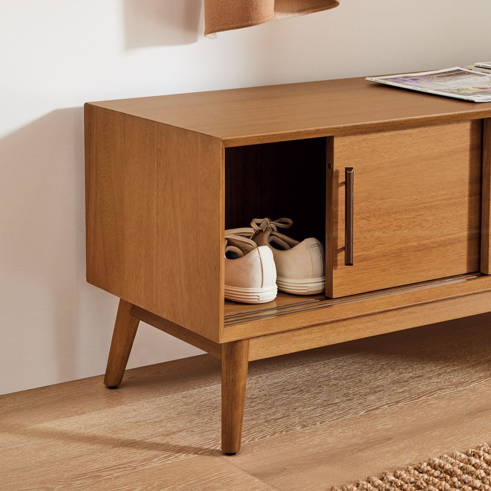 Mid-Century Entryway Bench | West Elm