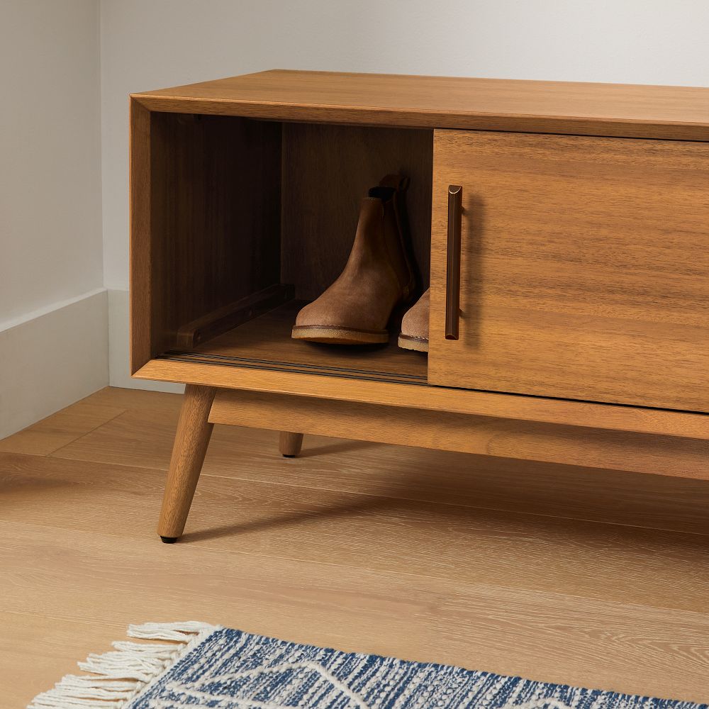 Mid-Century Entryway Bench | West Elm