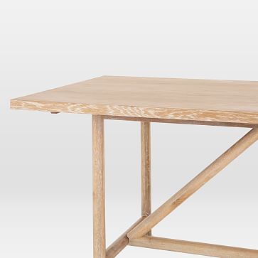 Modern Oak Rectangle Dining Table (84") | West Elm