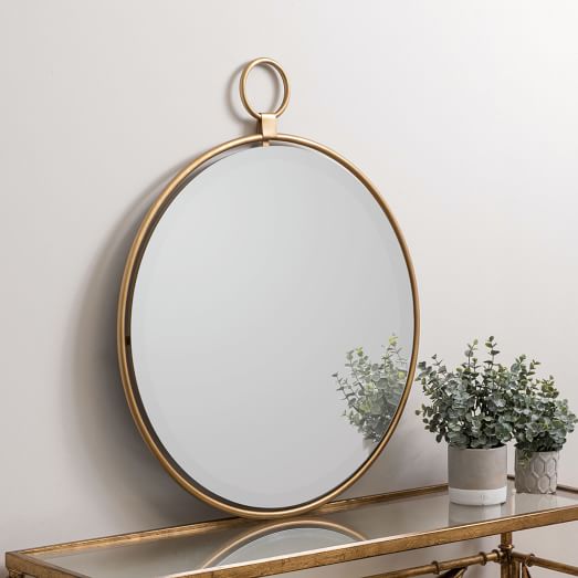 Suzette Round Loop Mirror | West Elm