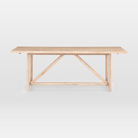 Modern Oak Rectangle Dining Table (84") | West Elm