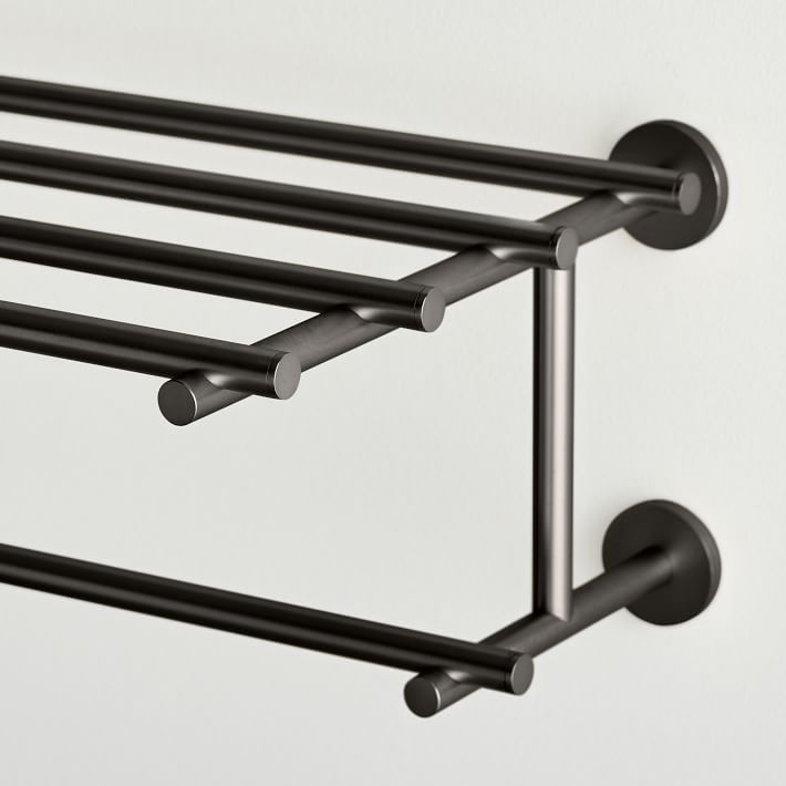 Modern Overhang Bathroom Rail Shelf | West Elm