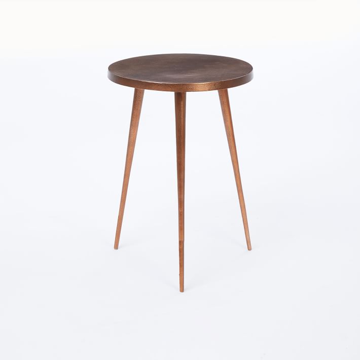 Casted Tripod Round Side Table (15") | West Elm