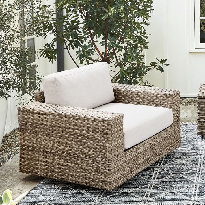 Urban Outdoor Swivel Chair | West Elm