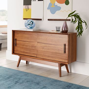 Mid-Century Narrow Media Console (48") | West Elm