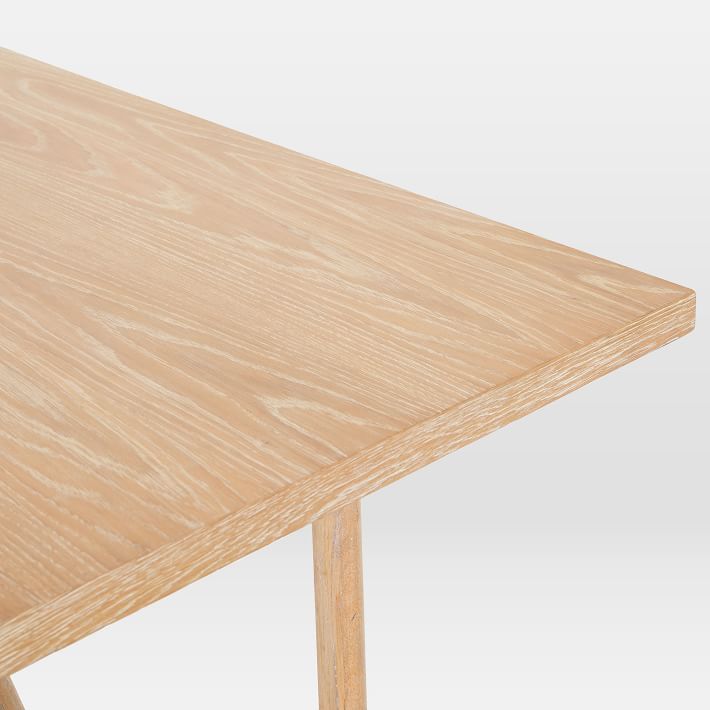 Modern Oak Rectangle Dining Table (84") | West Elm