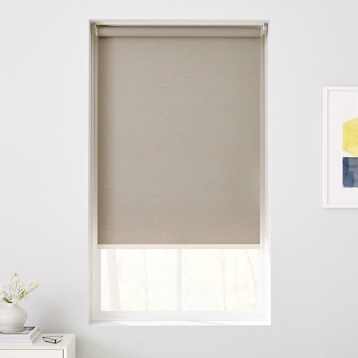 Custom Size Woven Cordless Roller Shades | West Elm