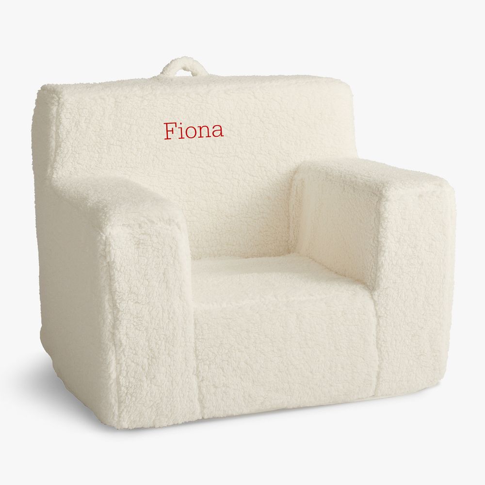 Modern Anywhere Chair® - Cozy Shearling | West Elm