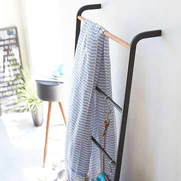 Ladder Towel Rack, Bathroom Organization | West Elm