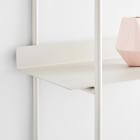 Floating Lines Metal Wall Shelf - 3-Tiered | West Elm