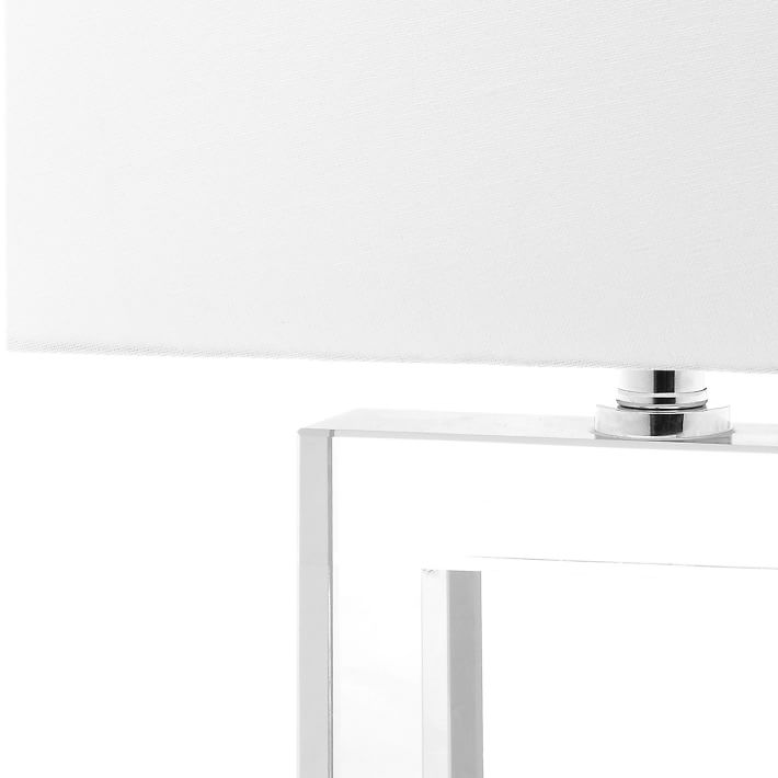Crystal Square Table Lamp | Modern Lighting | West Elm