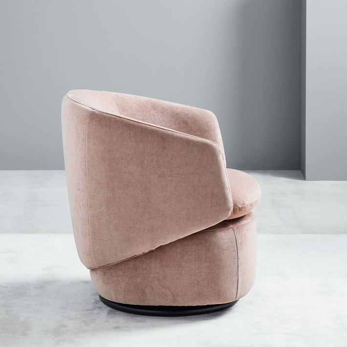 Open Box: Crescent Swivel Chair | West Elm