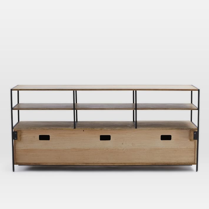 Industrial Modular Media Console (49"–67") | West Elm