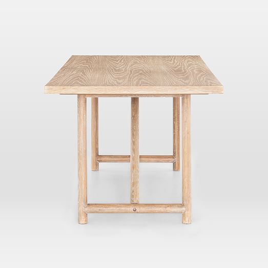 Modern Oak Rectangle Dining Table (84") | West Elm