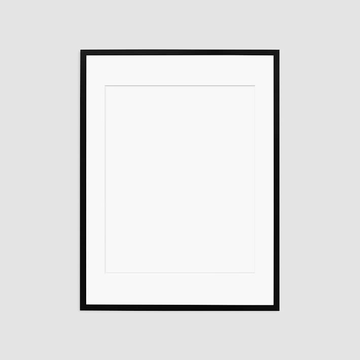 Simply Framed Oversized Gallery Frame – Black/Mat | West Elm