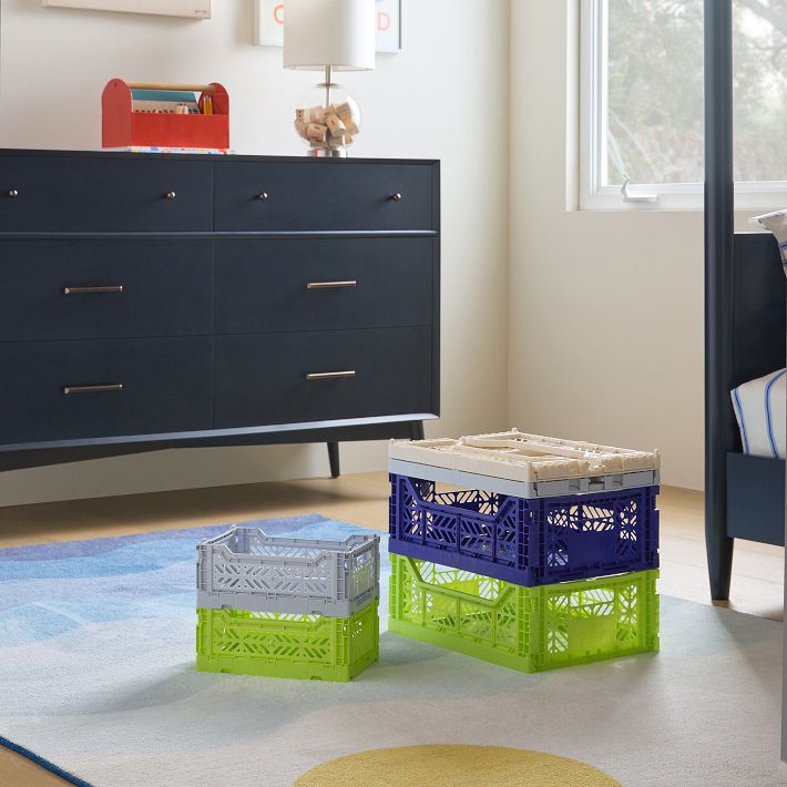 Folding Storage Crate | West Elm
