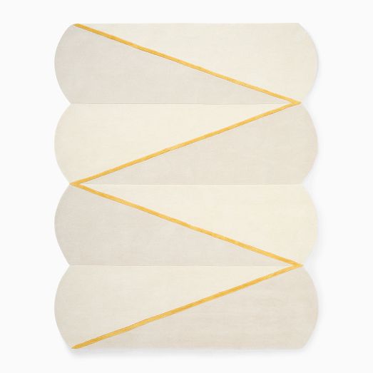 Pop Scalloped Rug | West Elm