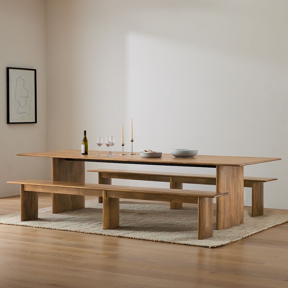 Anton Solid Wood Dining Bench (58"–106") | West Elm