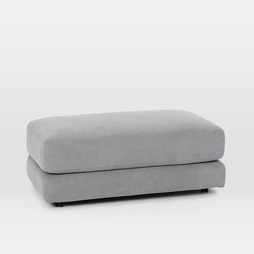 Haven Rolling Ottoman | West Elm