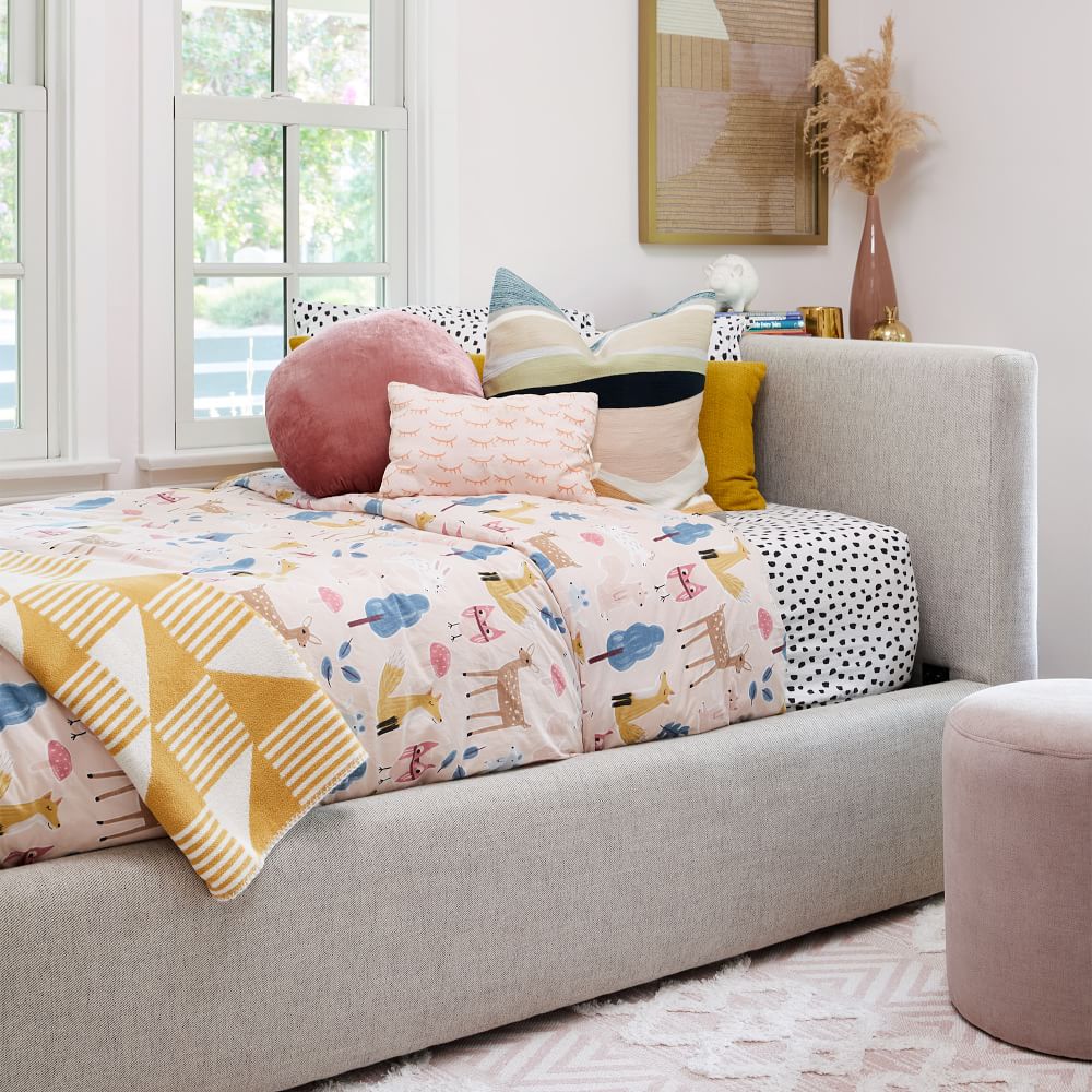 Organic Brushstroke Dot Sheet Set | West Elm