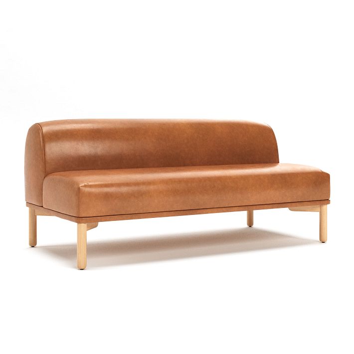 Platform Modular Sectional - Vegan Leather | West Elm