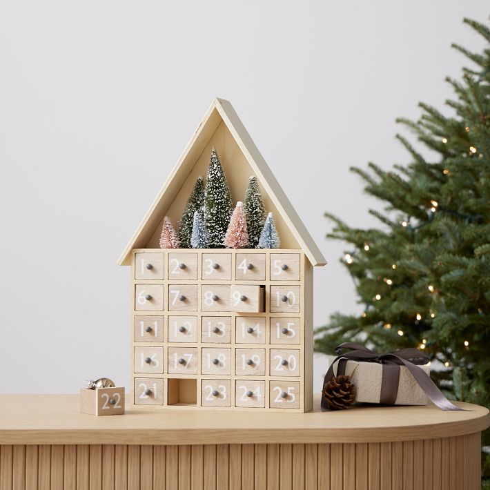 Bottlebrush Tree Advent Calendar | West Elm