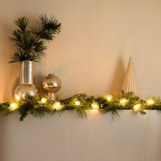 Edison String Lights - Brown | West Elm