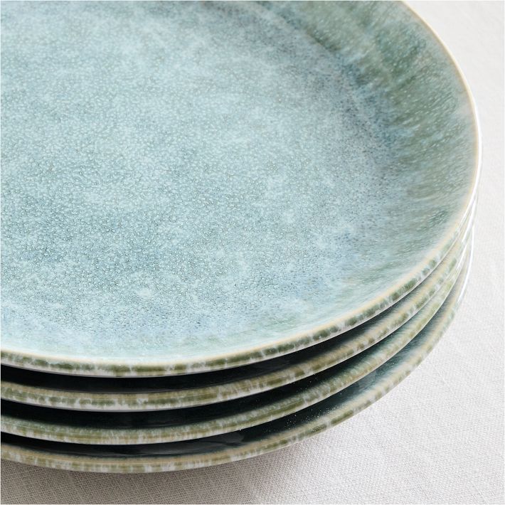 Reactive Glaze Stoneware Dinner Plate Sets | West Elm