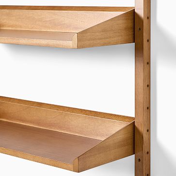 Mid-Century Modular 3-Tier Wide Shelf | West Elm