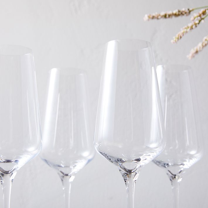 Starlight Lead-Free Crystal Champagne Glass Sets | West Elm