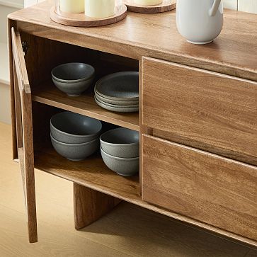 Anton Glass Buffet (60") | West Elm
