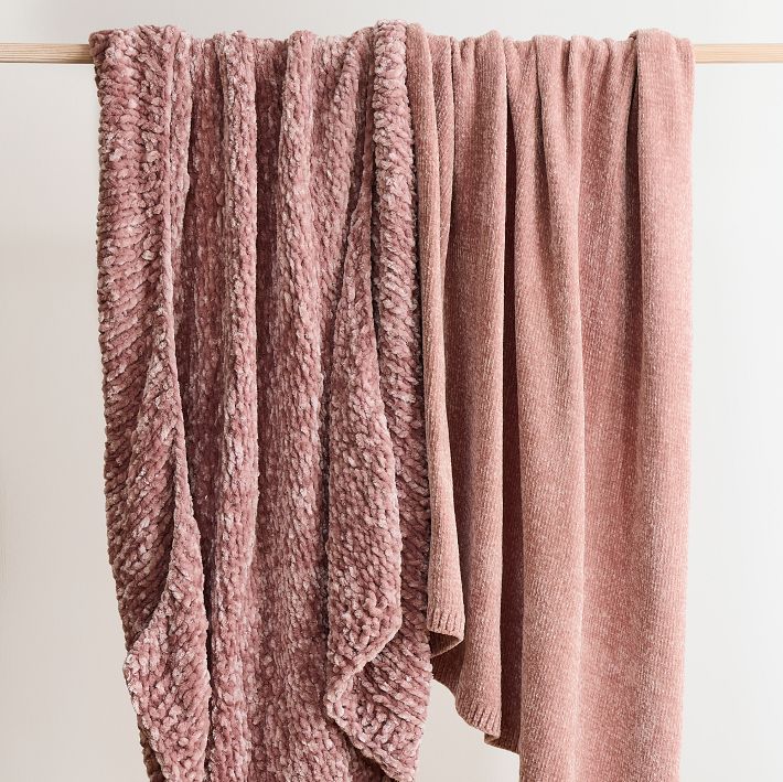 Luxe Chenille Throws | West Elm
