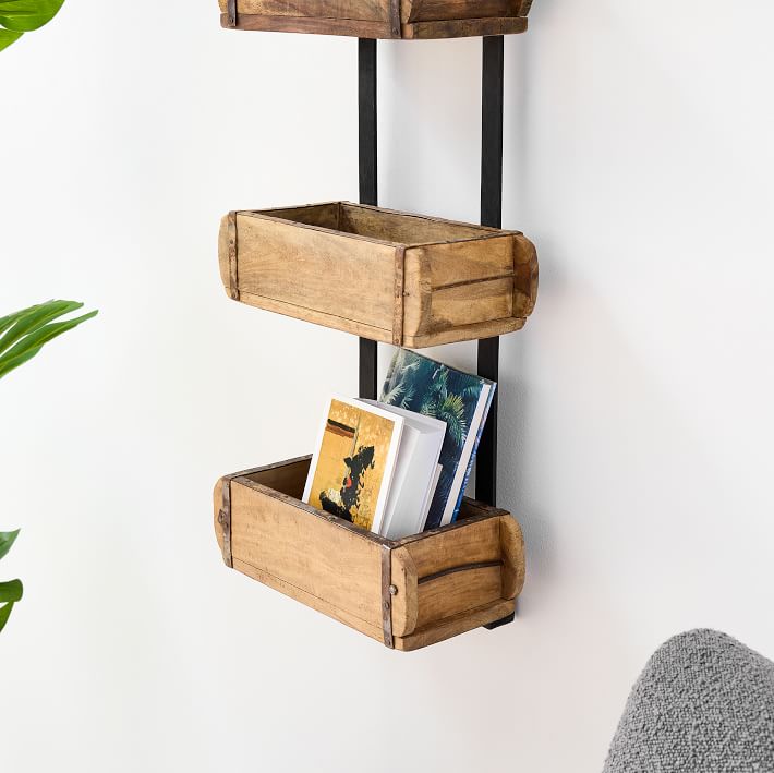 5-Tier Brick Wall Rack (12.5") | West Elm