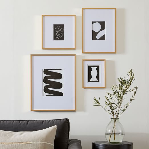 The Mini Organic Gallery Frames Set (Set of 4) | West Elm