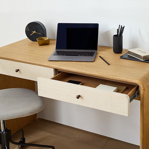 Modern Waterfall Desk (48") | West Elm