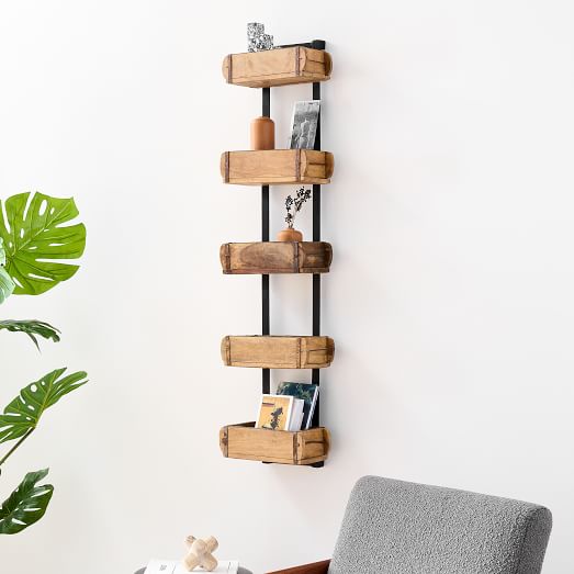5-Tier Brick Wall Rack (12.5") | West Elm