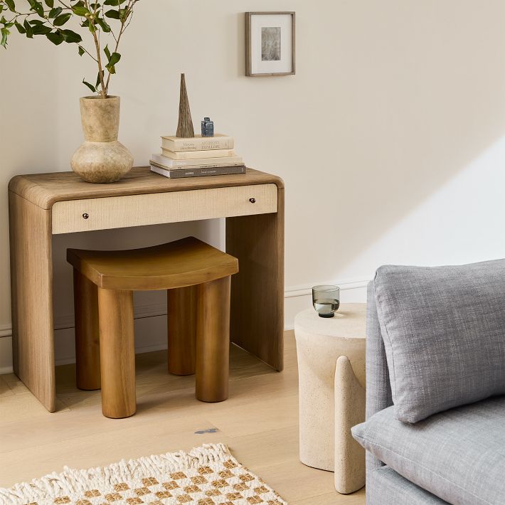 Modern Waterfall Mini Desk (36") | West Elm