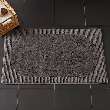 Plush Border Bath Mat | West Elm