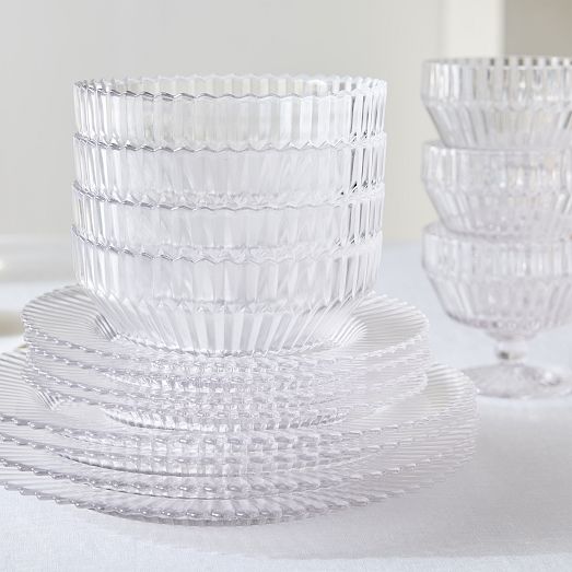 Archie Glass Dinnerware Collection | West Elm