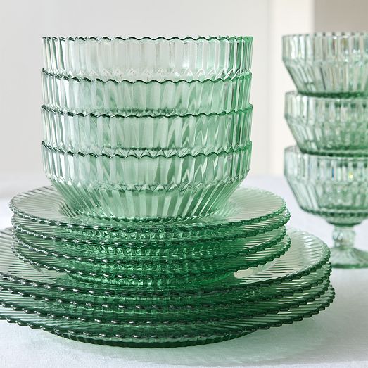 Archie Glass Dinnerware | West Elm