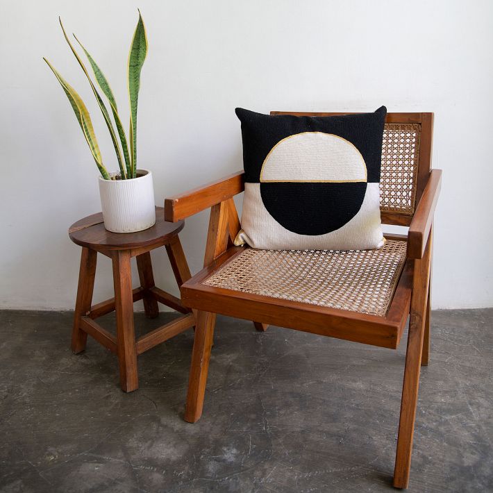 Leah Singh Tribeca Moon Pillow Cover | West Elm