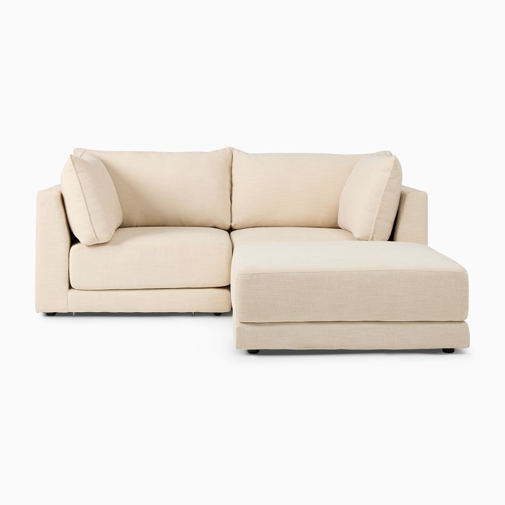 Melbourne Modular 3-Piece Ottoman Sectional (80") | West Elm