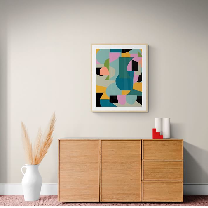 Abstract Collage 12 Framed Wall Art by Beth Vassalo | West Elm