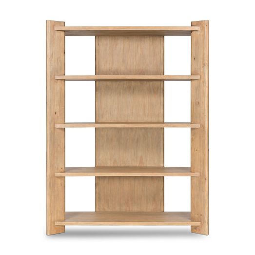 Solid Wood Intersecting Bookcase (62") | West Elm